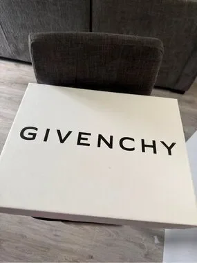 Givenchy | Shoes | Givenchy White Box With Black Logo | Poshmark